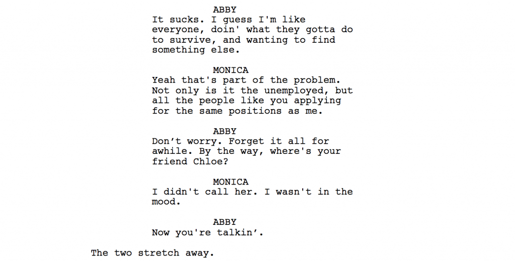 Script Dialogue Should Be More Than Just Talking 
