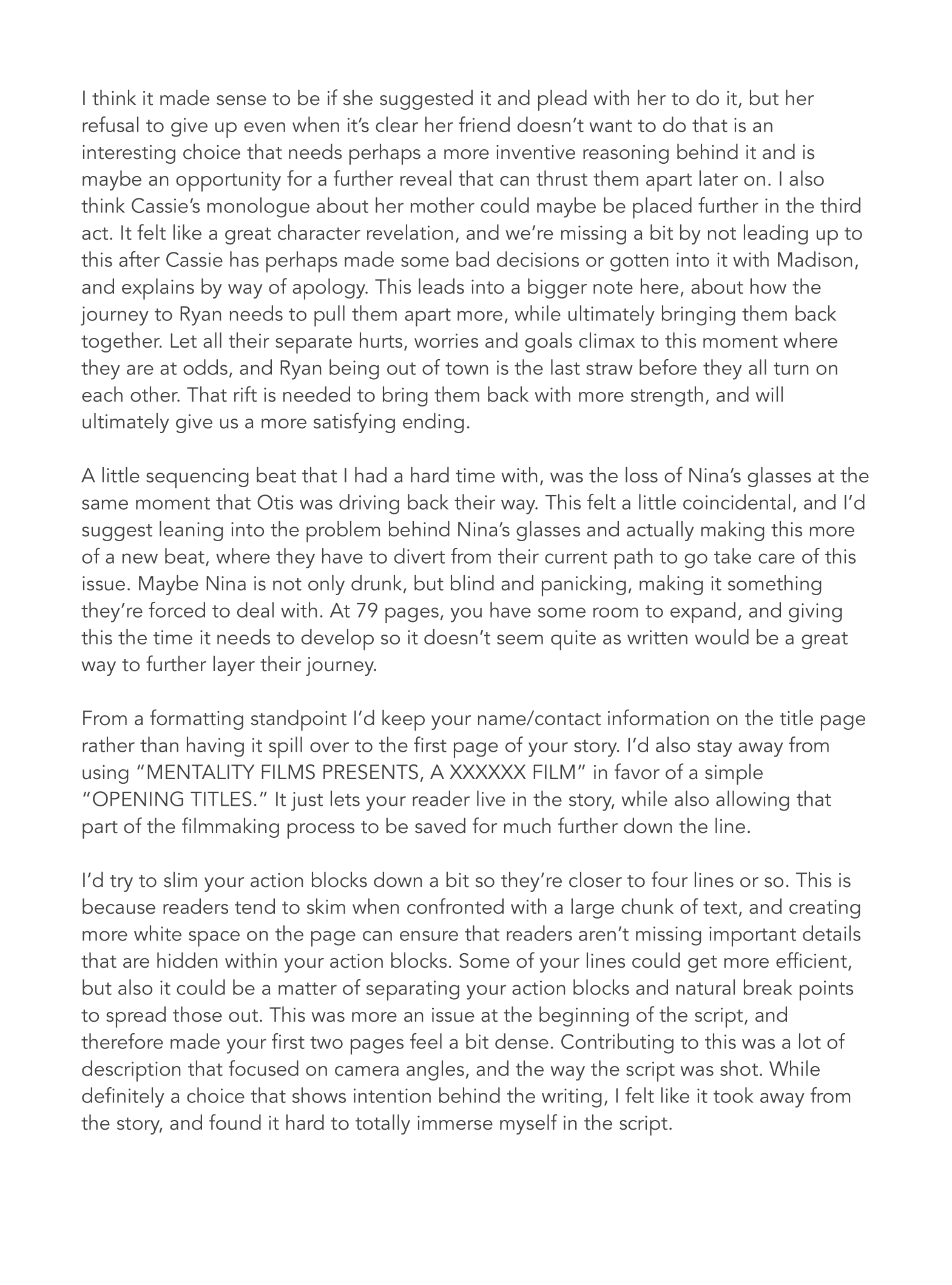 Script Coverage Example And Script Report Sample Free Downloads
