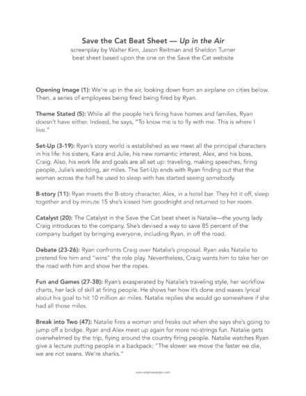 Save the Cat Beat Sheet vs. Screenplay Sequences: PROS & CONS